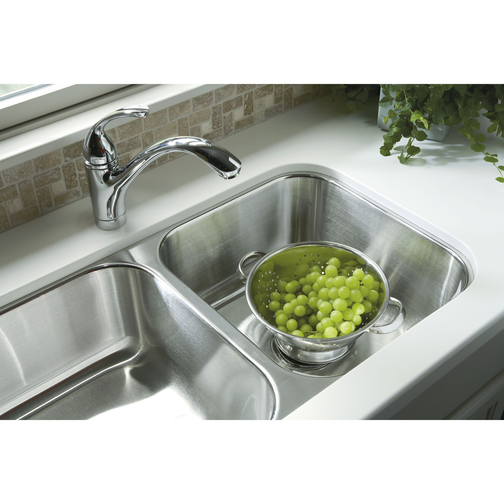 Sterling 11406 McAllister 32" Double Basin Undermount Stainless ...