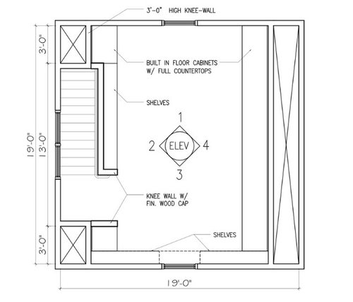Above-garage office renovation