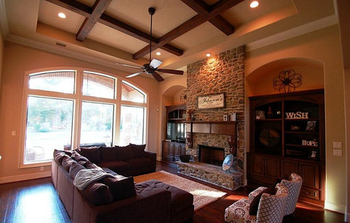Great room ceiling treatments