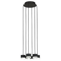 Gable Ceiling Chandelier, 6-Light, LED, Nightshade Black, 10.4"W ...