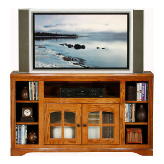 Eagle Furniture Oak Ridge Thin-Screen Entertainment Console 55"W ...