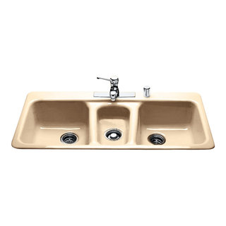 Triple Bowl - Self Rimming - Contemporary - Kitchen Sinks - by CECO ...