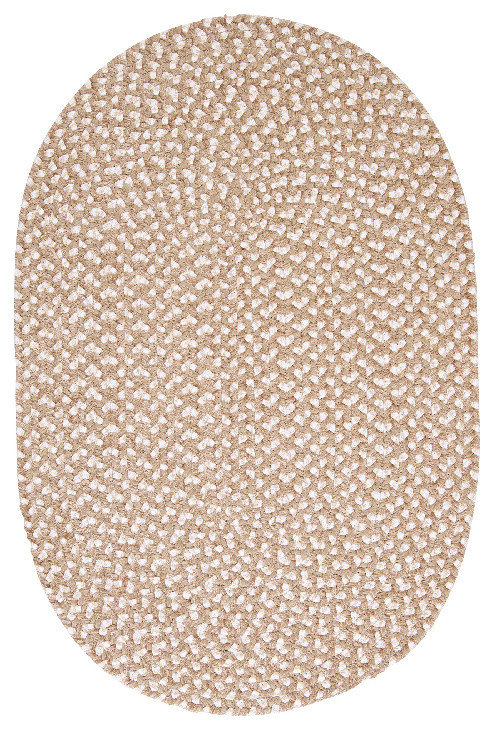 Colonial Mills Confetti TI19 Natural Kids/Teen Area Rug, Oval 10'x13 ...