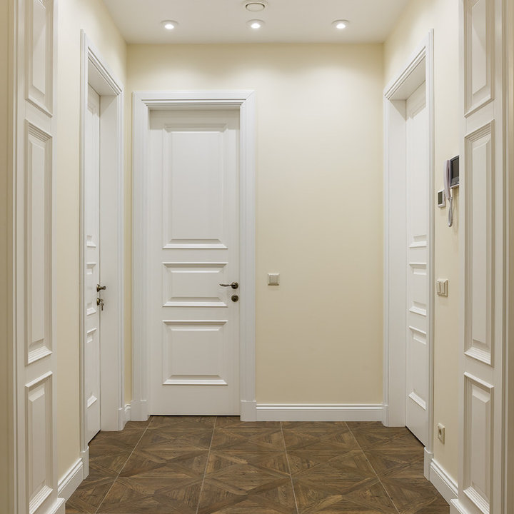 75 Tray Ceiling and Wall Paneling Hallway Ideas You'll Love - May, 2025 ...