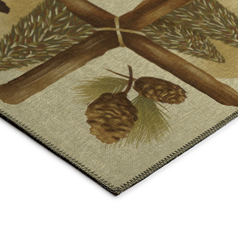 Indoor/Outdoor Excursion EX2 Beige Washable 10' x 14' Rug - Farmhouse ...