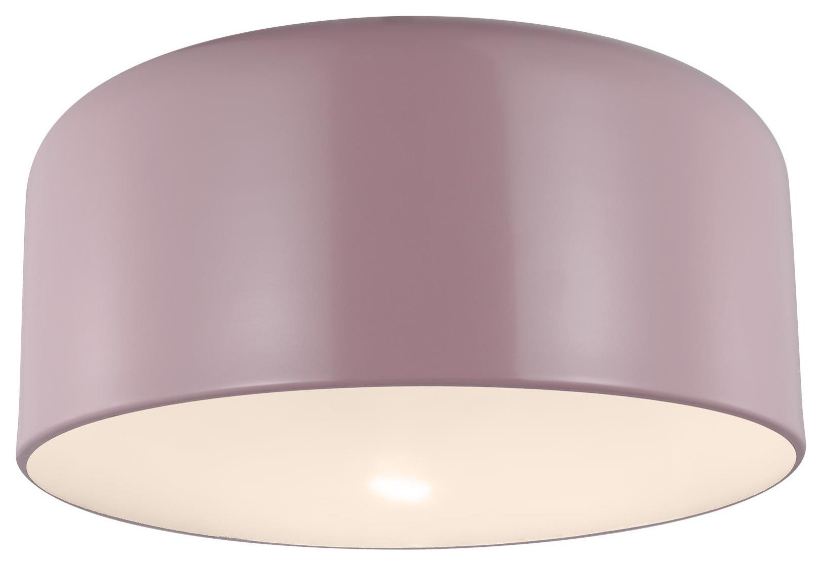 Malone Large Ceiling Flush Mount, Rose - Contemporary - Flush-mount ...