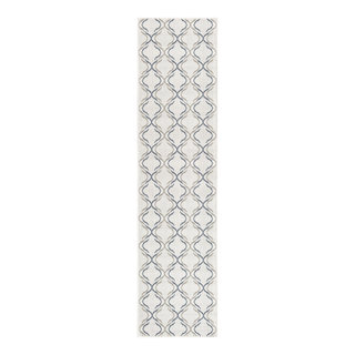 Rug Unique Loom Outdoor Trellis Ivory Runner 2' 0 x 8' 0 ...