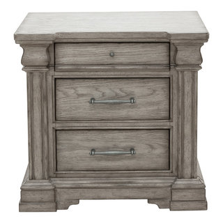 Pulaski Furniture Bedroom Madison Ridge 3-Drawer Nightstand, Heritage ...
