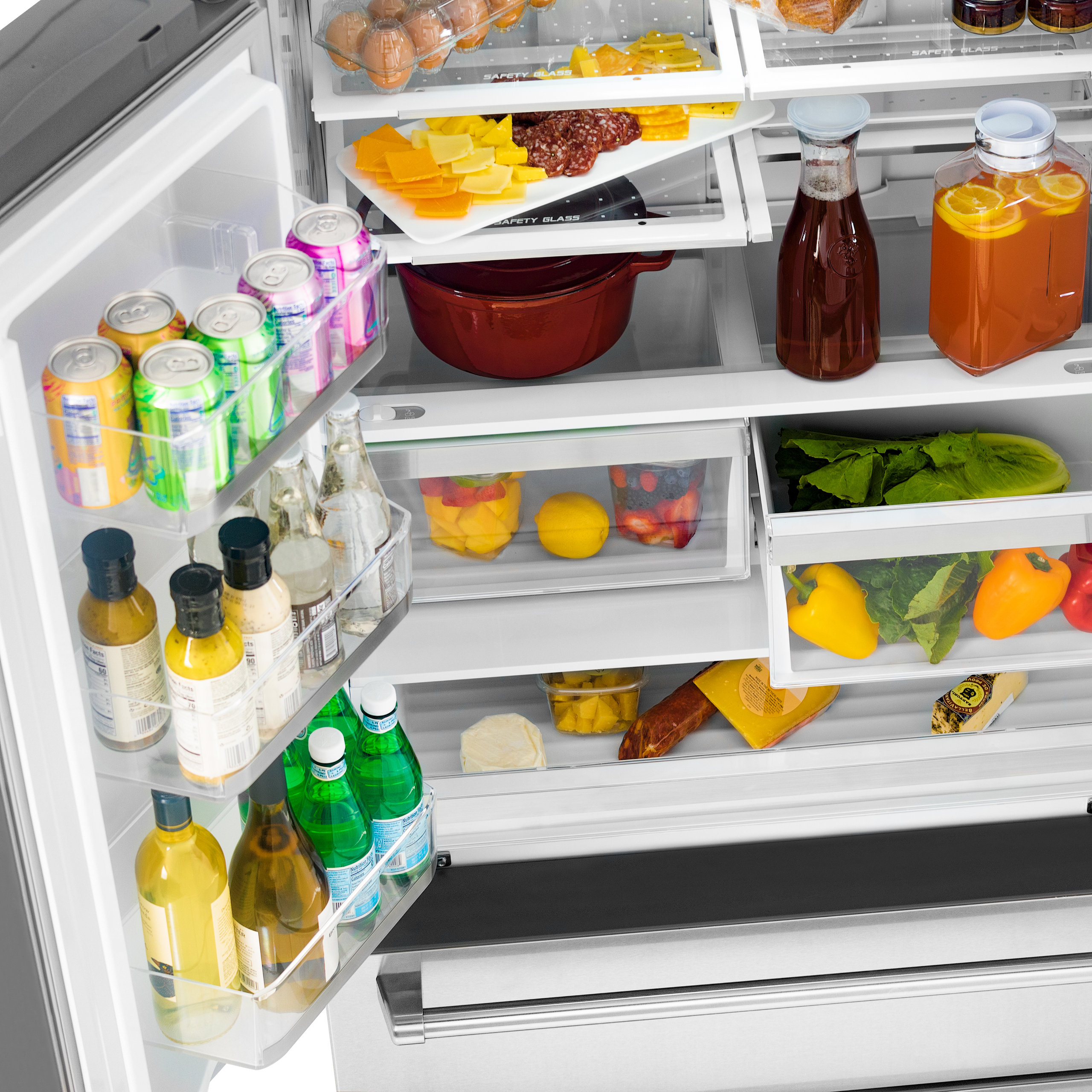 ZLINE Refrigerator With Ice Maker, Stainless RFMZ-36-FCB - Modern ...