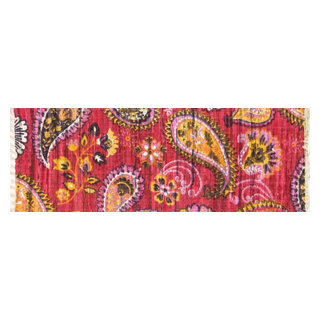 Loloi Aria Ar25 Pink/Gold Rug 3'6"x5'6", 1'9"x5' - Contemporary - Area ...