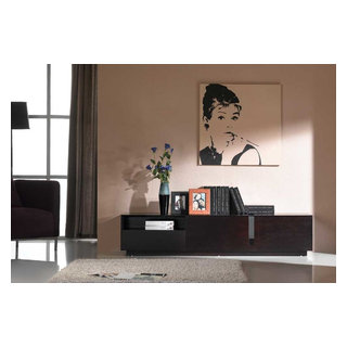 Contemporary Dark Oak TV Stand - Modern - New York - by Designer Group ...