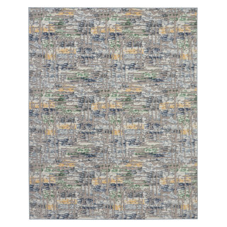 Urban Chic Abstract Area Rug, Gray/Multicolor, 2'2"x7'3" Runner ...