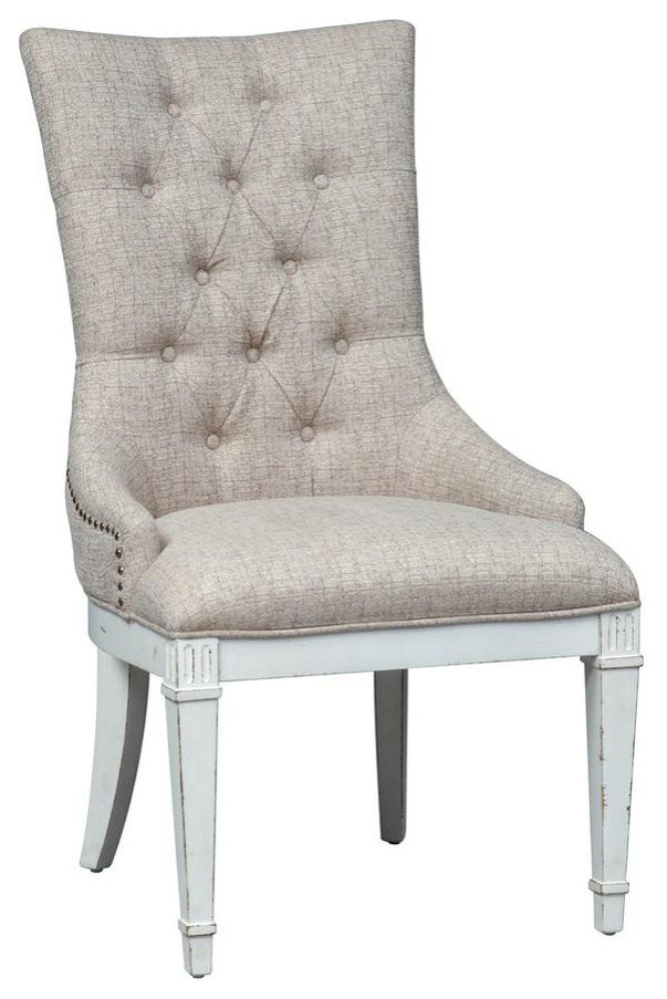 Hostess Chair-Set of 2 Traditional White - French Country - Dining ...
