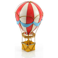 Vintage Hot Air Balloon Handcrafted metal Decor - Contemporary ...
