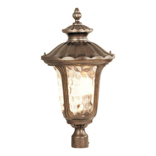 Oxford Outdoor Post Head, Imperial Bronze - Traditional - Post Lights ...