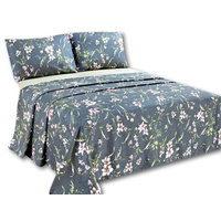 Pattern Flat Sheets, Twin - Contemporary - Flat Sheets - by Tache Home ...