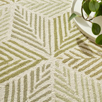 Karari Moss Hand Hooked Wool Rug, 3x5 - Contemporary - Area Rugs - by ...