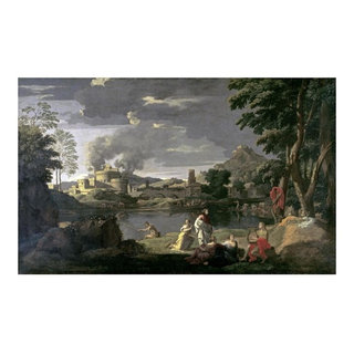 "Orpheus and Eurydice" Digital Paper Print by Nicolas Poussin, 24"x16 ...