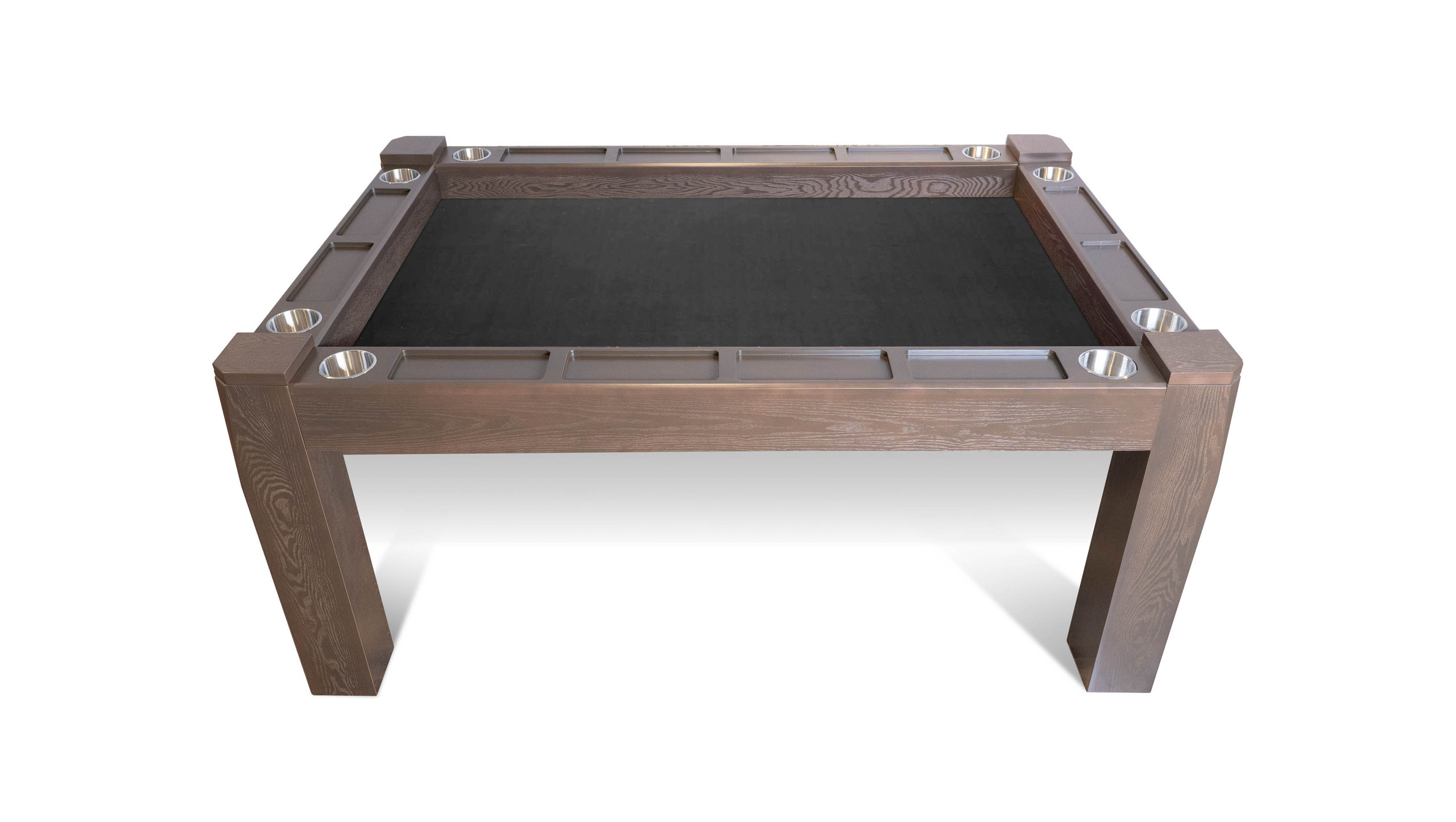 Origins American Walnut Game Table, With Dining Top - Contemporary ...