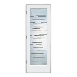 Interior Prehung Door or Interior Slab Door - Finer Lines - Primed - 28 ...
