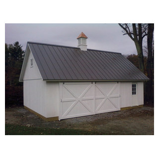 Gable Style Pole Barns - Traditional - New York - by PINE RIDGE POLE ...