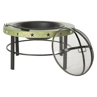 Belize Fire Pit - Southwestern - Fire Pits - by HedgeApple | Houzz