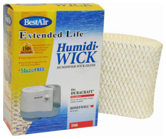 BestAir D88 Extended Life Humidifier Filter for Duracraft/Honeywell ...