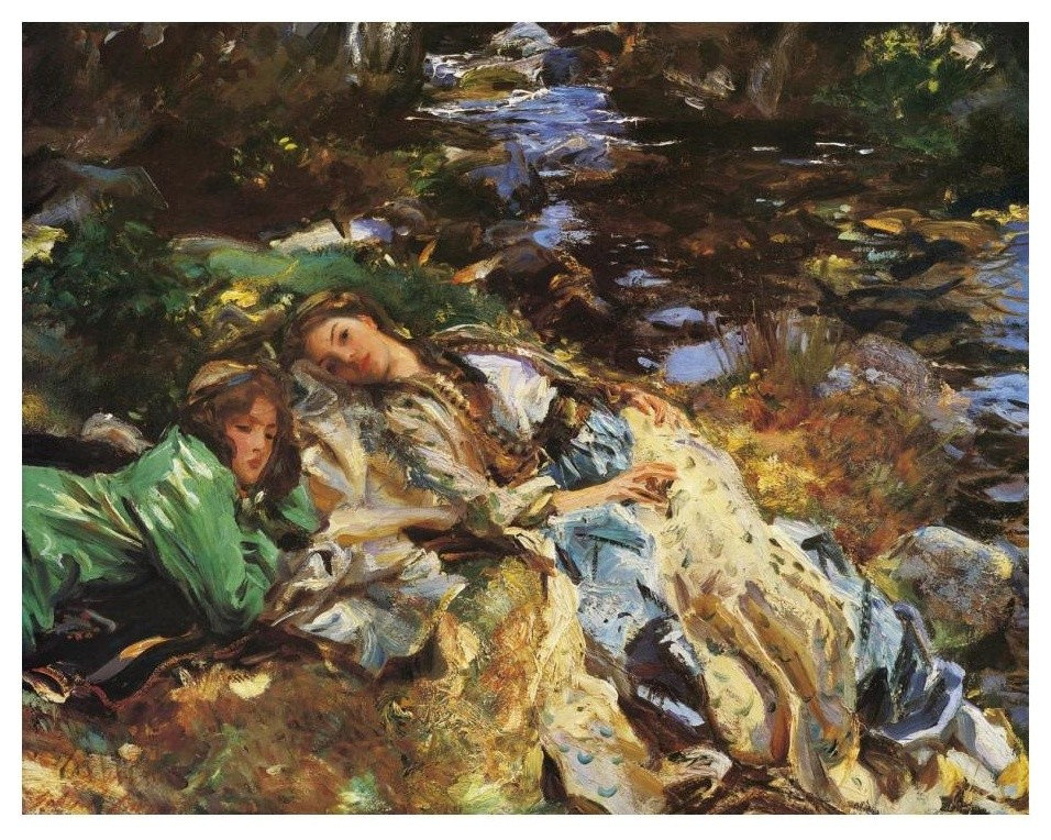 "The Brook, 1907" Digital Paper Print by John Singer Sargent, 18"x15 ...