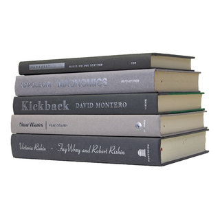 Modern Granite Book Stack, 5-Piece Set - Traditional - Books - by Booth ...