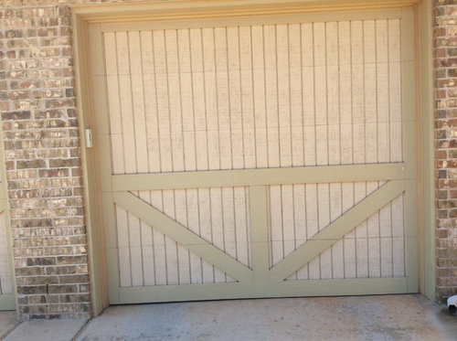 Painting....lintel and front door.