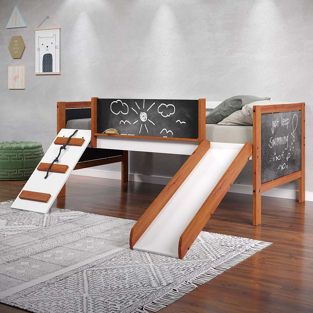 Summer Slides Loft Bed - Scandinavian - Loft Beds - by iHome Studio | Houzz