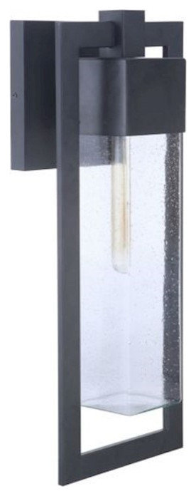 Craftmade Perimeter 1 Light Wall Mount ZA4024-MN, Midnight ...