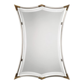Uttermost Verity Brushed Nickel Mirror - Transitional - Wall Mirrors ...
