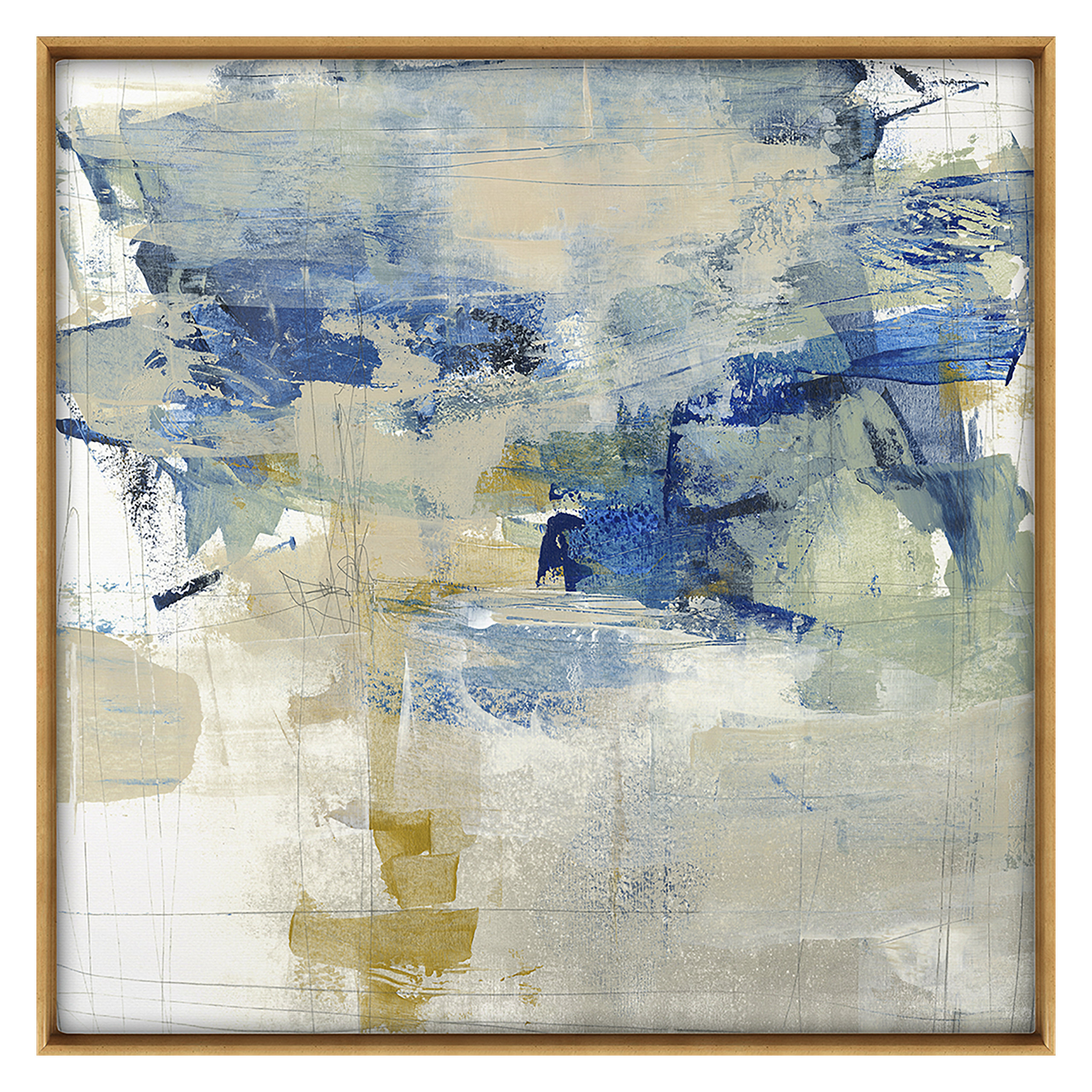 Layered Motion 6 Fine Art Print, 32"x32" - Contemporary - Fine Art ...