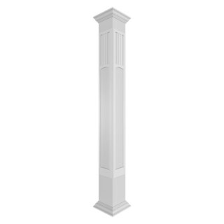 Craftsman Classic Square Non-Tapered Calico Fretwork Column, 8"Wx8'H ...