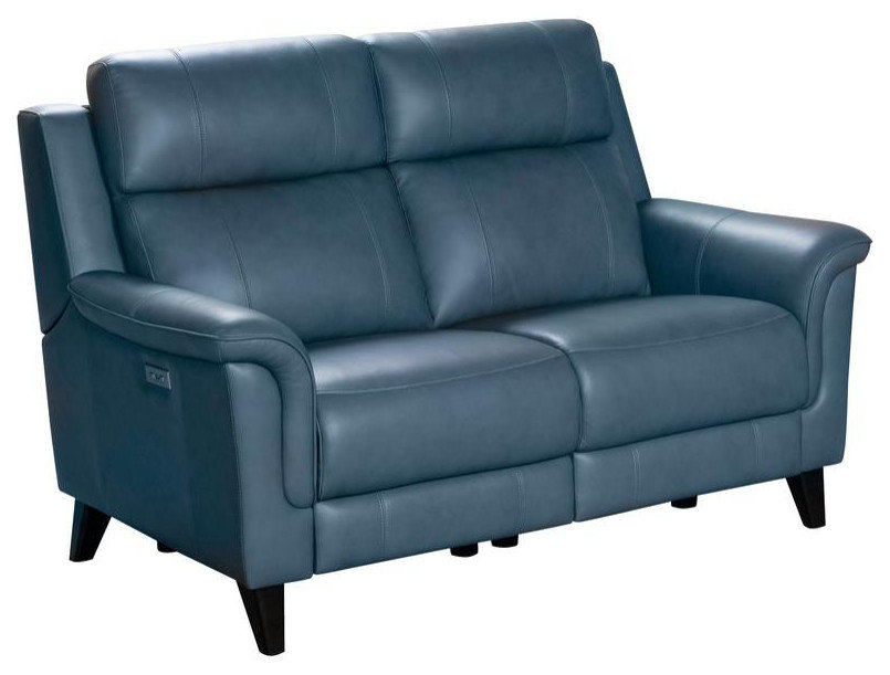 39PH-3716 Kester Power Reclining Sofa, Bluegray - Contemporary - Sofas ...