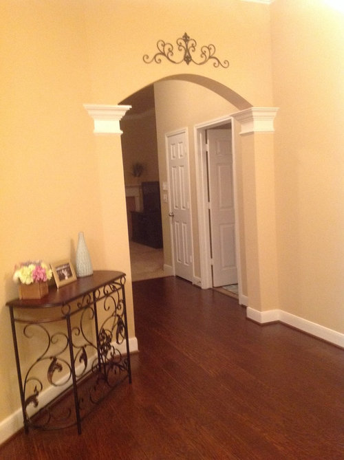 Empty entryway walls