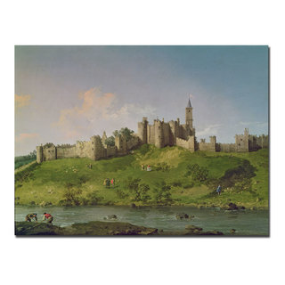 'Alnwick Castle' Canvas Art by Canaletto, 18" x 24" - Traditional ...
