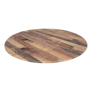 32 Diameter Rustic, Indoor/Outdoor All-Season EuroSlim Table Top ...