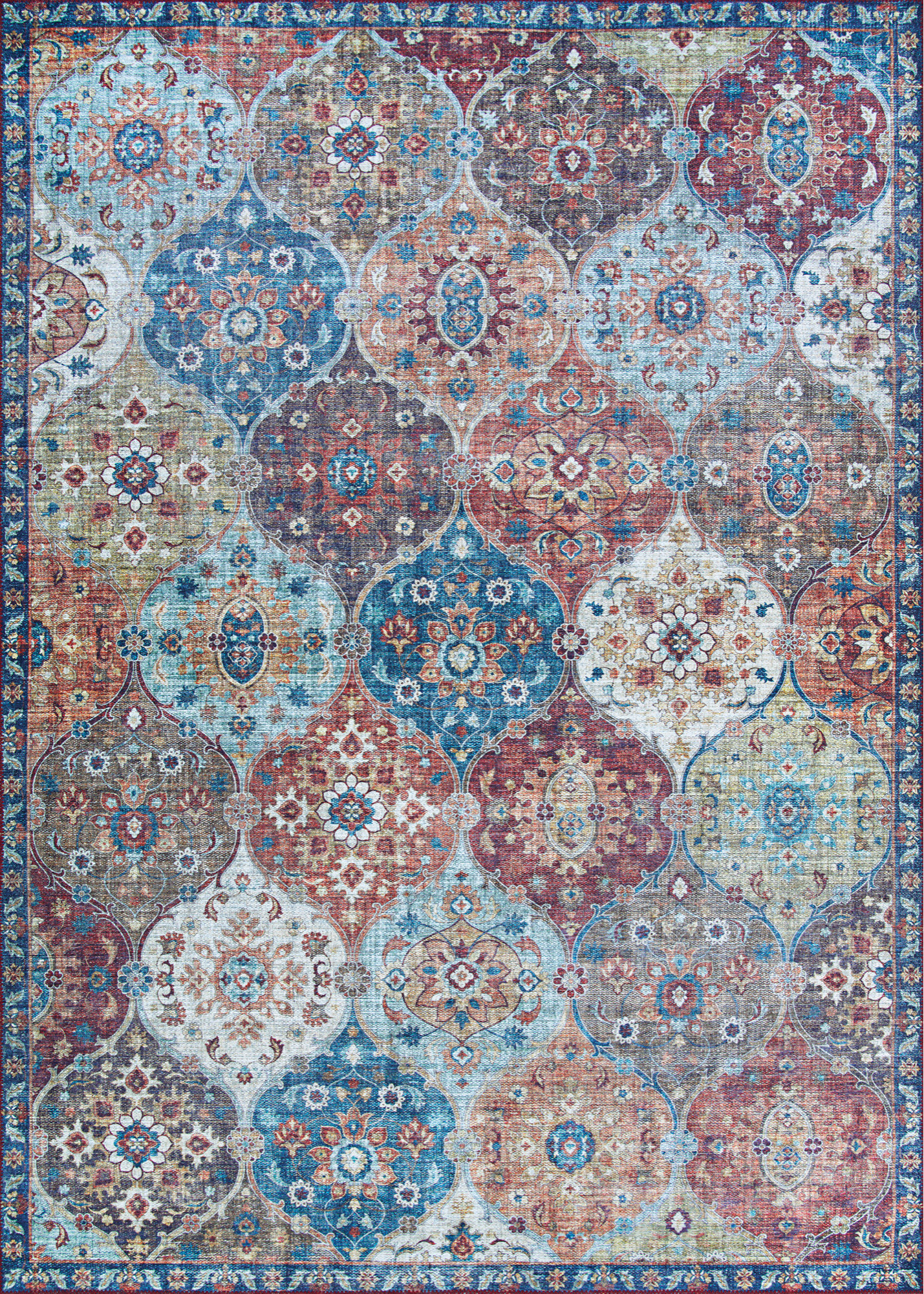 Couristan Pasha Lola Multi Rug 9'x12' - Mediterranean - Area Rugs - by ...