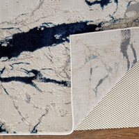 Weave & Wander Armada Modern Ivory/Blue Rug, 5'x8' - Contemporary ...