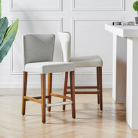 Albie KD Fabric Counter Stool - Transitional - Bar Stools And Counter ...