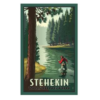 Paul Leighton Stehekin Washington Art Print, 30"x45" - Contemporary ...