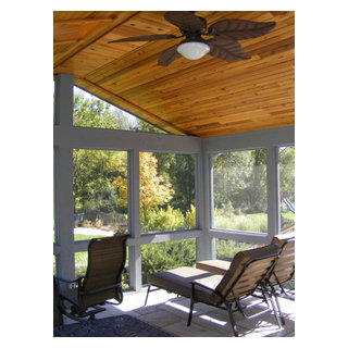 Screened Porch with Dog Wash - Traditional - Porch - Chicago - by 12/12 ...