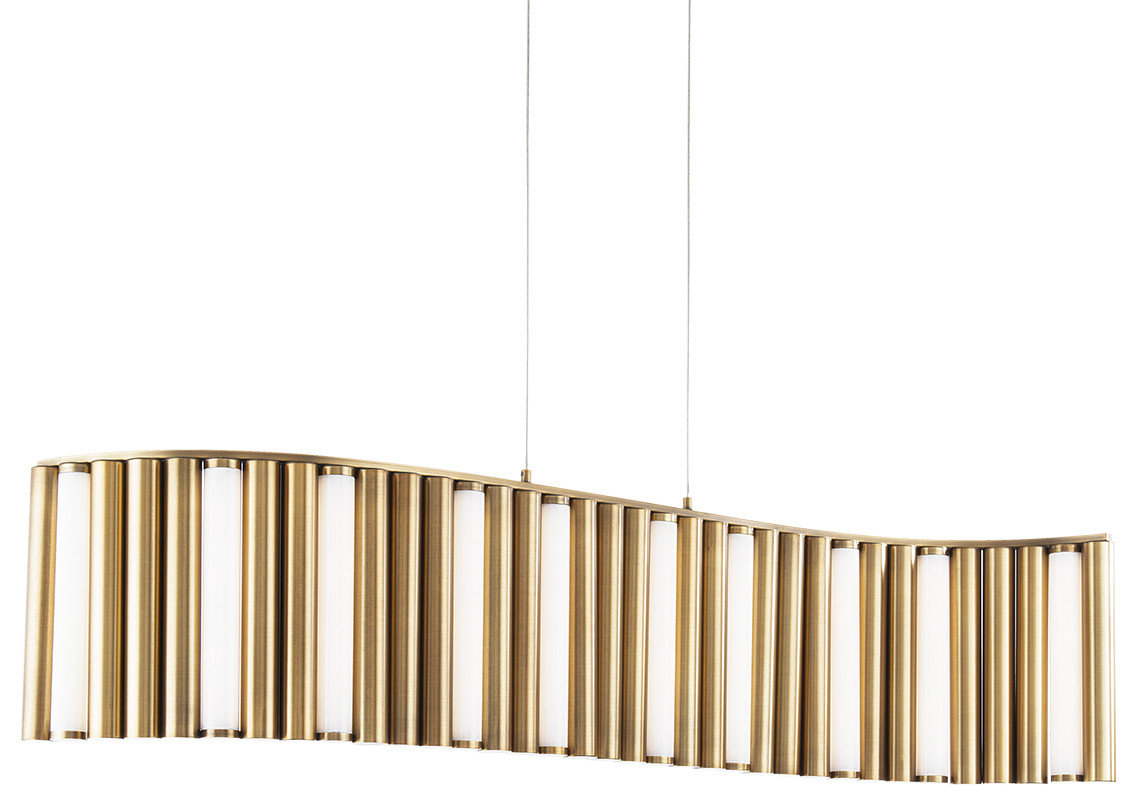 Modern Forms Aretha LED Linear Pendant PD-74045-AB - Transitional ...