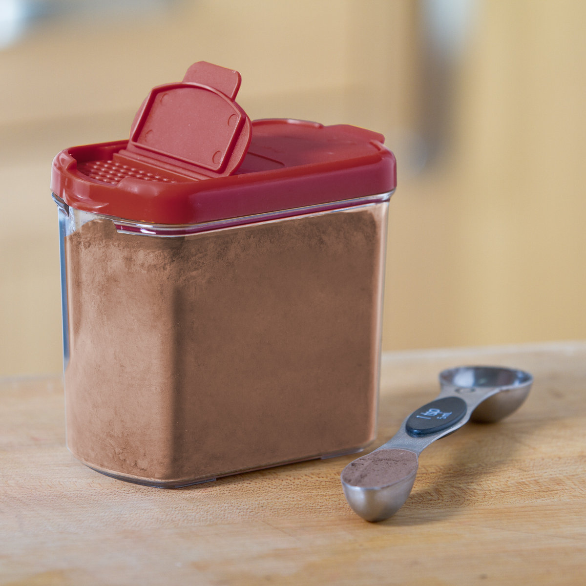 Progressive International Red and White Mini Dry Ingredient Keeper ...