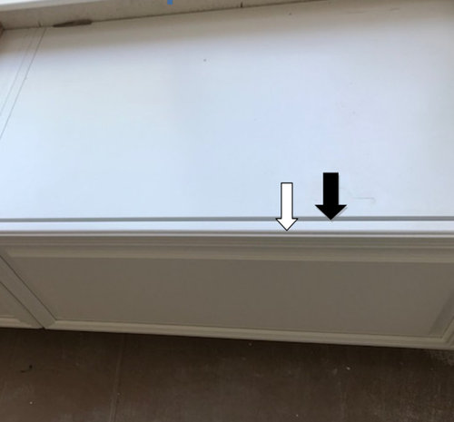 Overhang or no overhang over seating bench?
