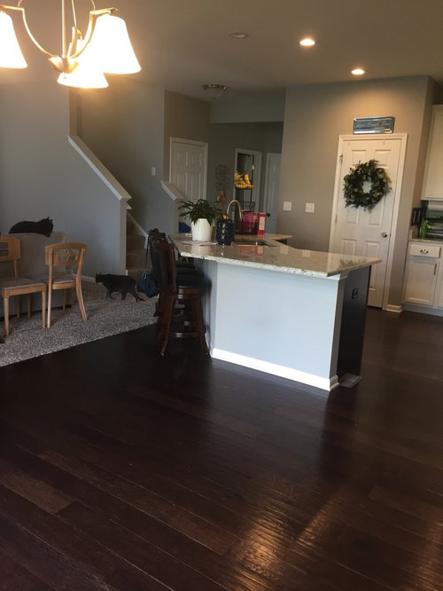 dining table in shared kitchen/dining/living?