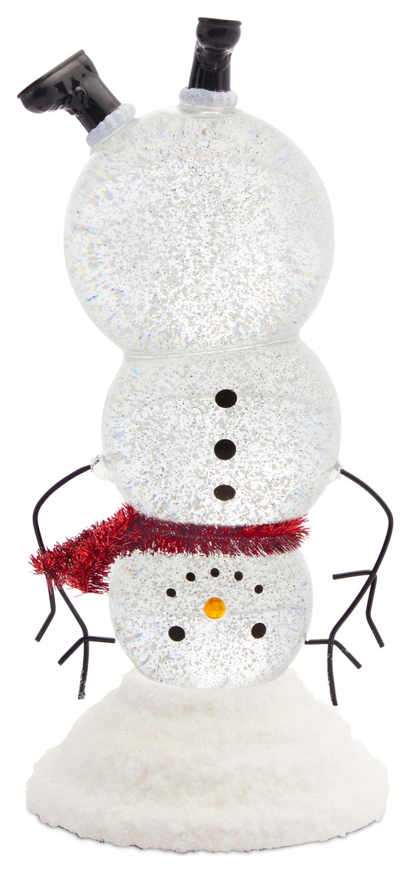 Snowman Snow Globe/Timer 10.5" - Holiday Accents And Figurines - by ...