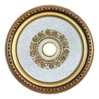 Artistry Lighting, Round 32" Antique Gold Ceiling Medallion (ART80-F ...
